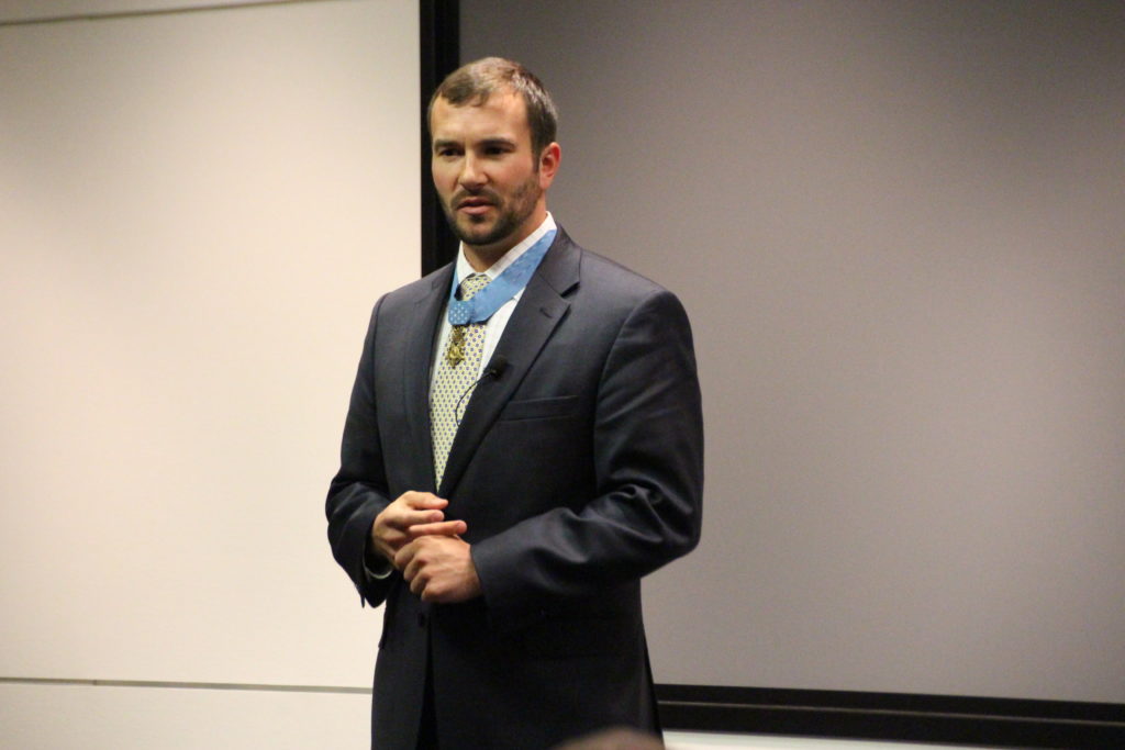 Medal of Honor Recipient Sal Giunta at Thomson Reuters for Veteran’s ...
