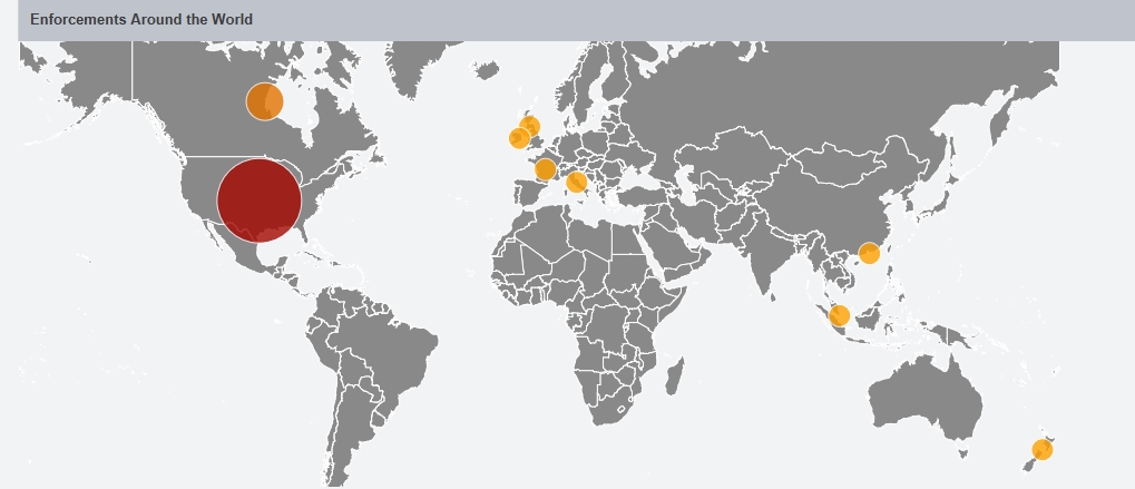 Enhancement Heat Map Shows Data Privacy Regulatory Hot Spots | Legal ...